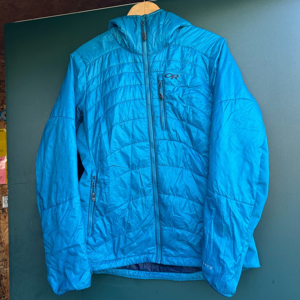 Outdoor Research Vibrant Blue Puffer Jacket - Gem